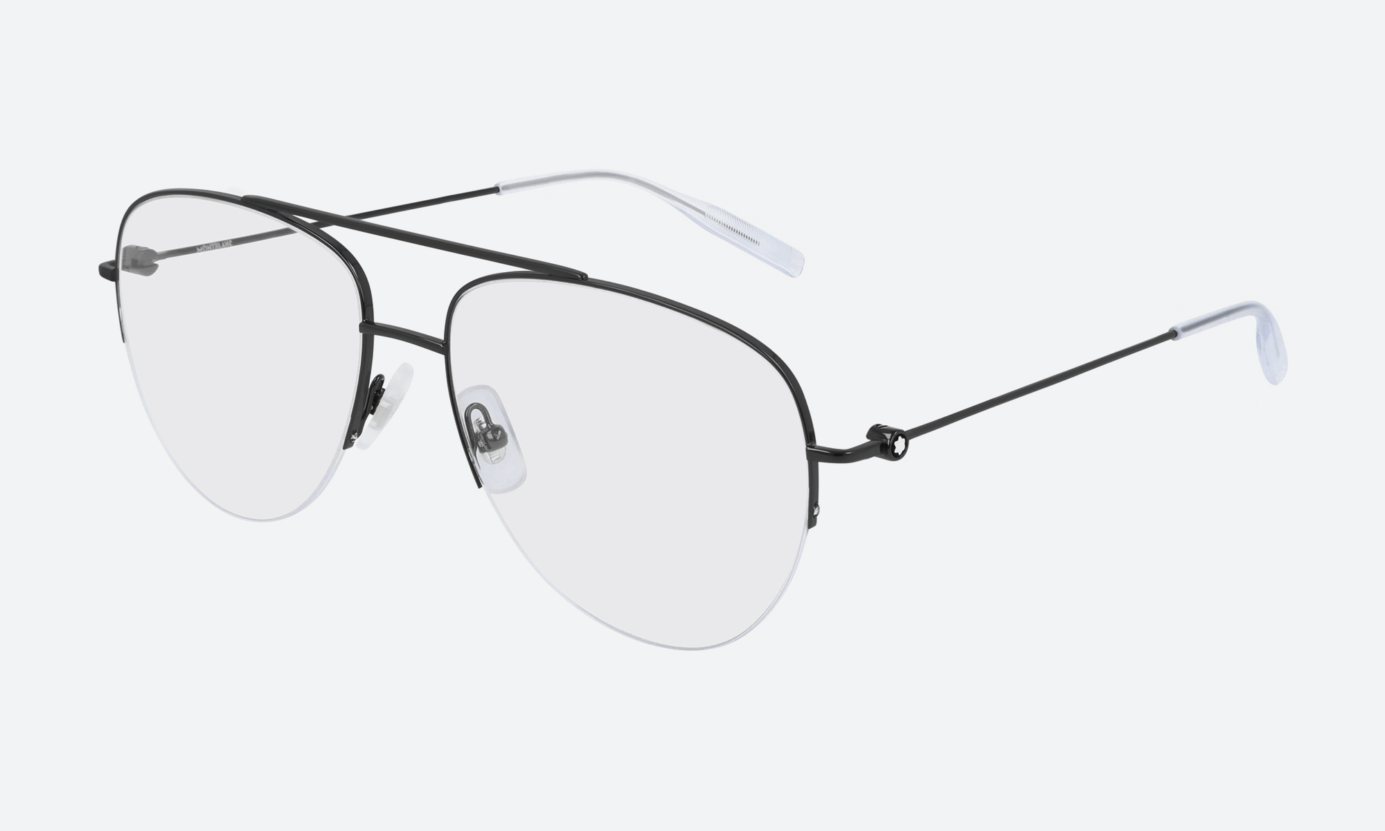 Mont Blanc MB0077O 001 Gunmetal - Lawrence & Mayo - Boutique